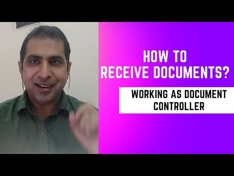 How to Receive Documents | Document Controller Job - YouTube