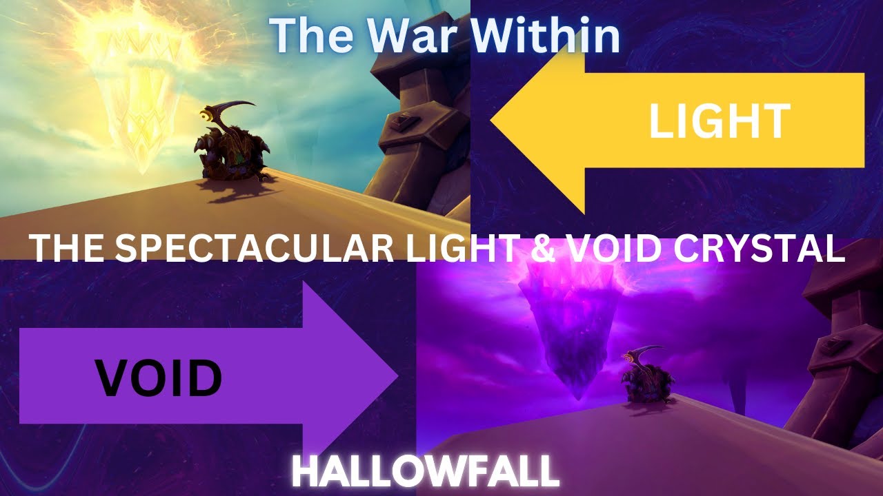 The Spectacular Light to Void crystal in Hallowfall - The War Within ...