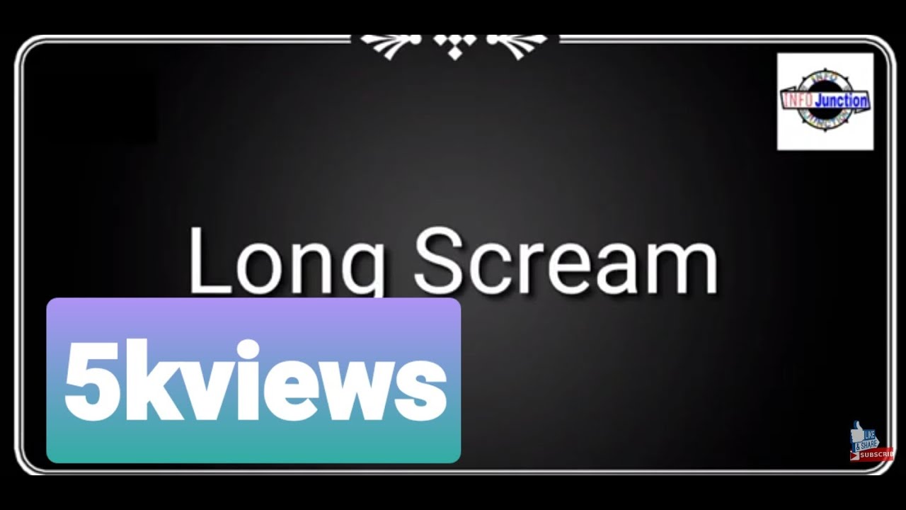 Long scream sound effect like bb - YouTube