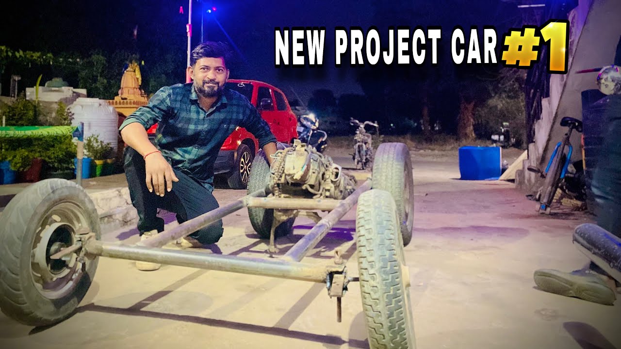 Home Made 4 Wheeler Car | NEW PROJECT |#part1 #experiment ...