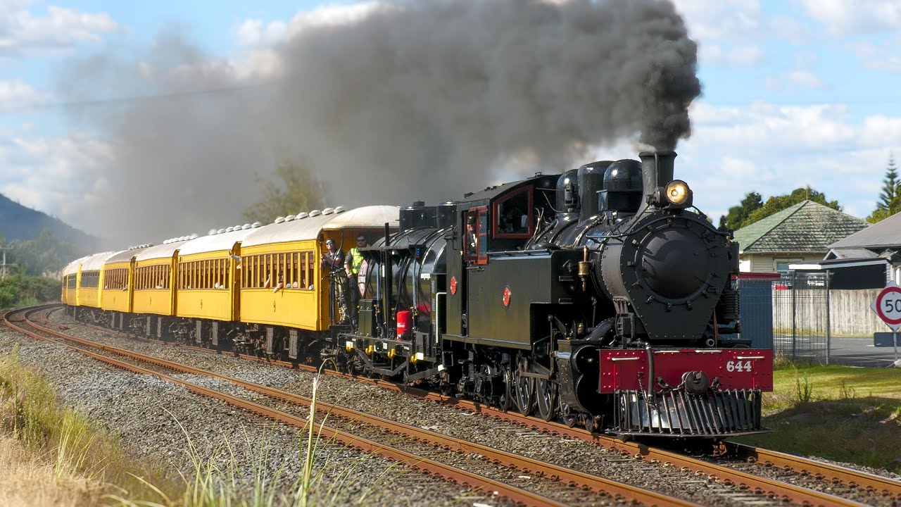 Frankton Thunder Steam Excursions with Ww644 - March 2025 - YouTube