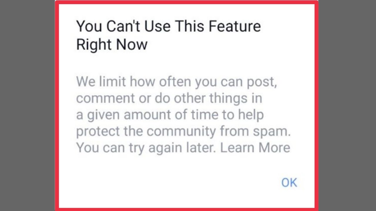 Facebook You Can t Use This Feature We Limit How Often You Can Post facebook-you-can-t-use-this-feature-we-limit-how-often-you-can-post