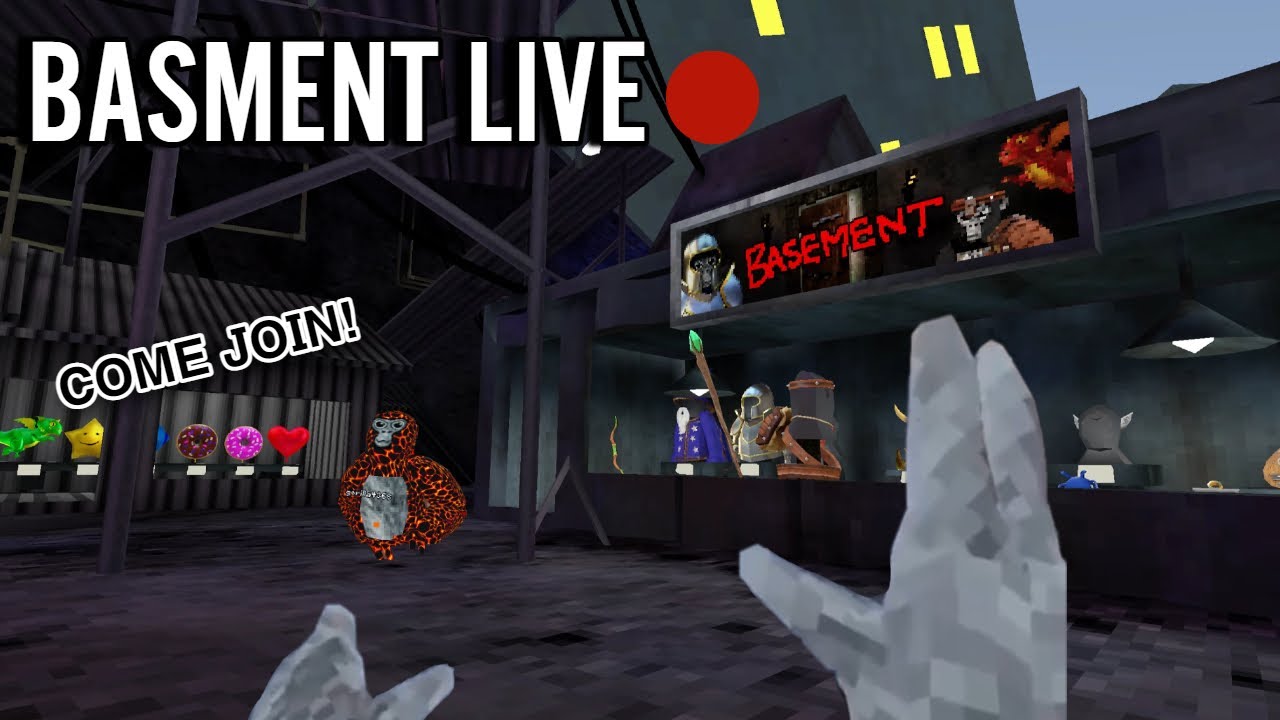 GORILLA TAG BASEMENT UPDATE WITH VIEWERS - YouTube
