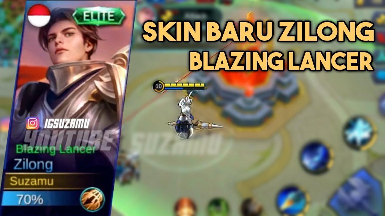 KEREN !! SKIN BARU ZILONG BLAZING LANCER - MOBILE LEGENDS - YouTube