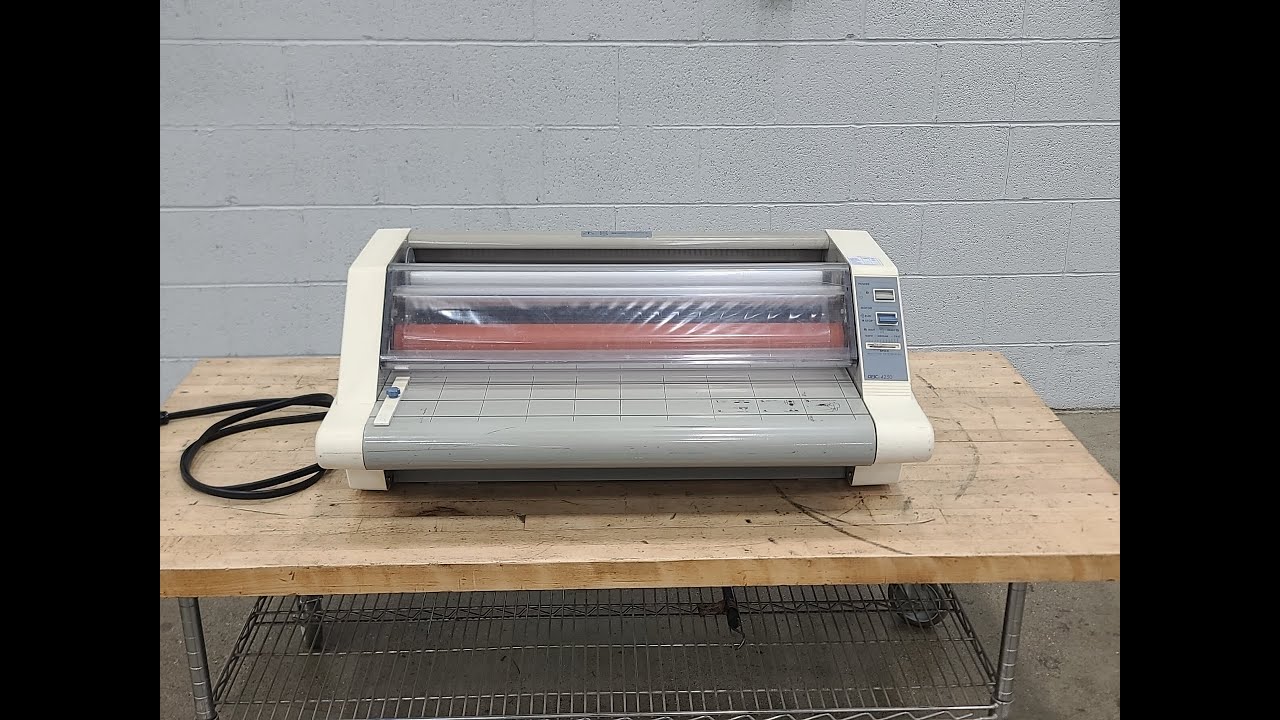 GBC 4250 25" Laminator - YouTube