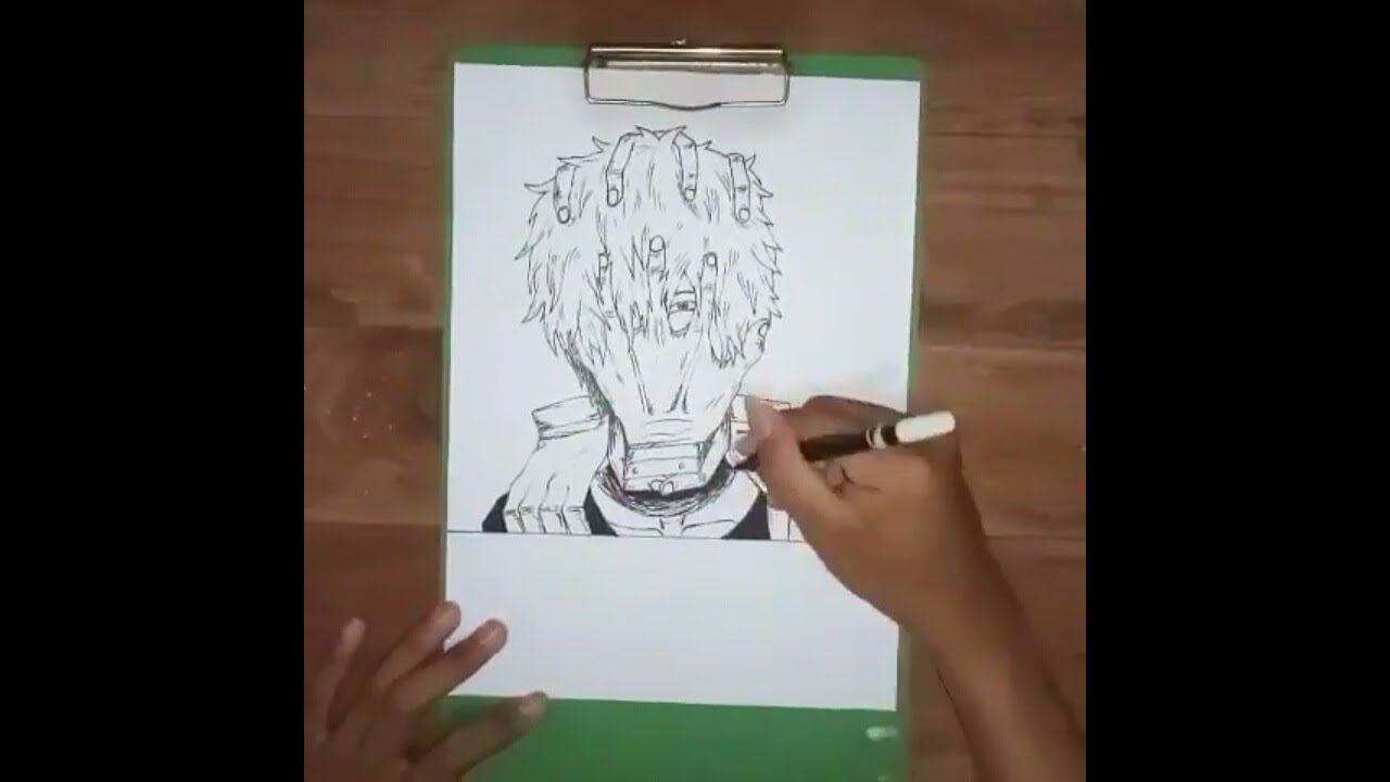 Speed Drawing Shigaraki Tomura - Boku no Hero Academia Anime - YouTube