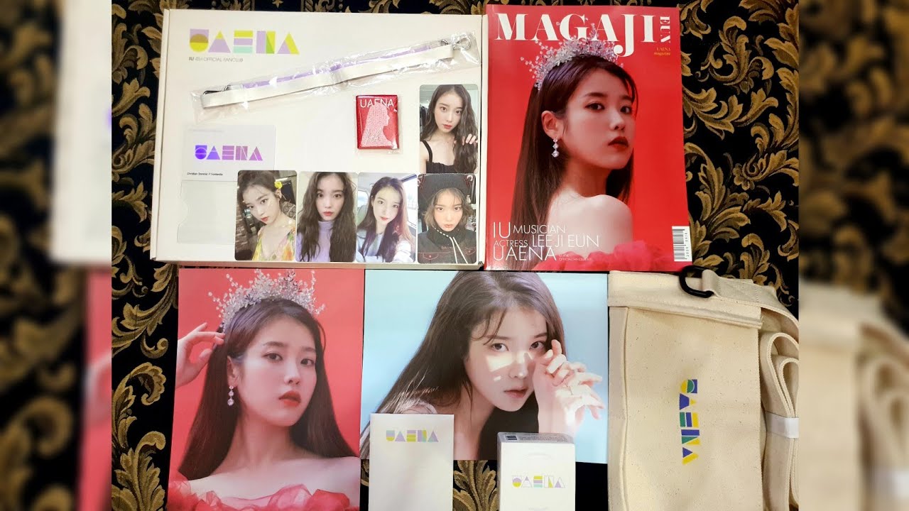 UNBOXING: IU (아이유) - 4th GEN UAENA FANCLUB KIT - YouTube
