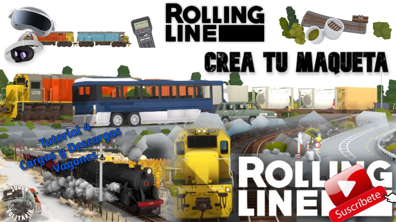 Rolling Line VR Tuto 4 Cargas y descargas vagones - YouTube