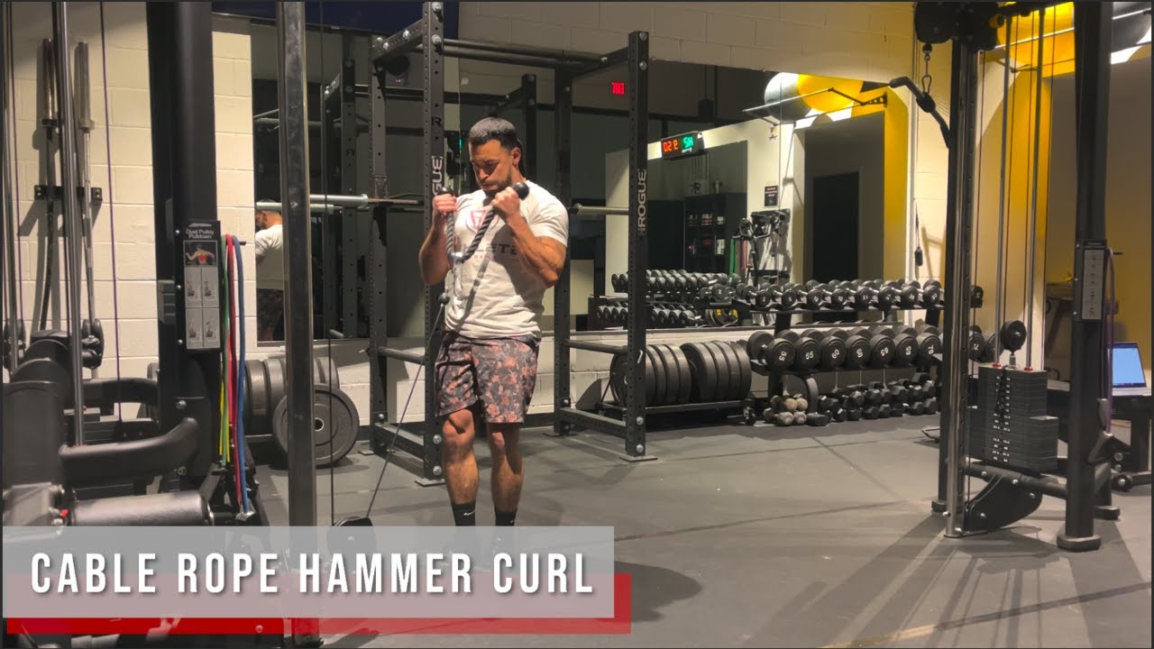 Cable Rope Hammer Curl - YouTube