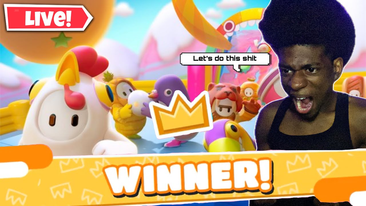 FIRST FALL GUYS WIN IN 2025?? - YouTube