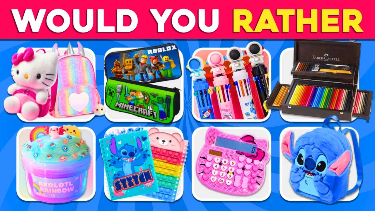 Choose Your School Supply Edition! 🌈🖍️🦄 - YouTube