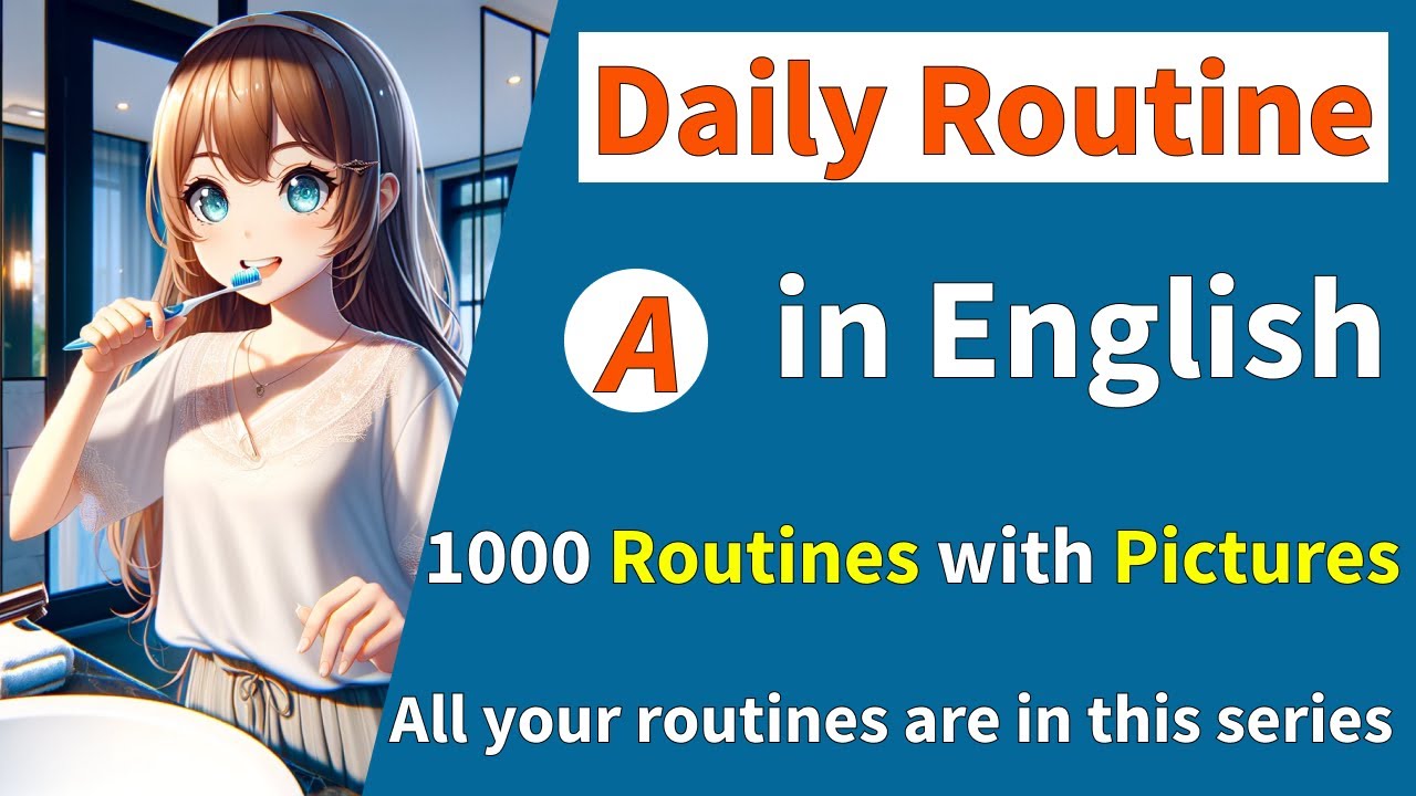 Daily Routines in English - Vocabulary and Phrases with Pictures - YouTube