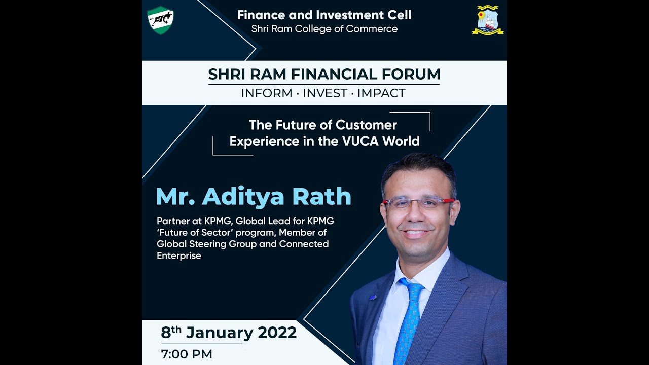 SRFF 2022 || Mr. Aditya Rath || The Future of Customer Experience in ...
