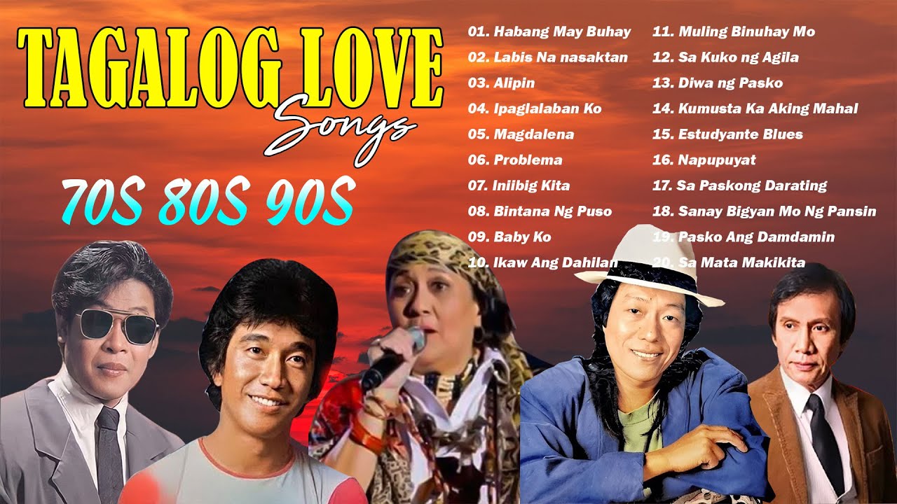 Asin, Freddie Aguilar, Coritha, Sampaguita - Nonstop OPM Tagalog Love ...