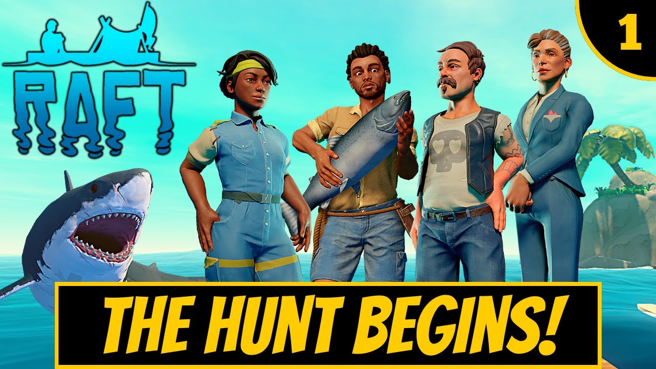 Raft Multiplayer Survival - The Journey Begins Episode 1 - YouTube