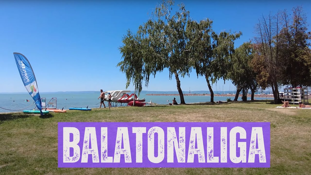 Club Aliga strand - Balatonaliga - Balaton - Hungary [4k Ultra HD 60fps ...