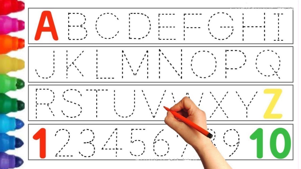 ABC Alphabet A to Z | One Two Three | 1 to 10 Counting, A for Apple ...
