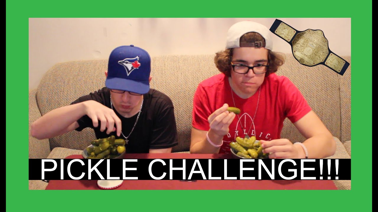 PICKLE CHALLENGE!!! - YouTube
