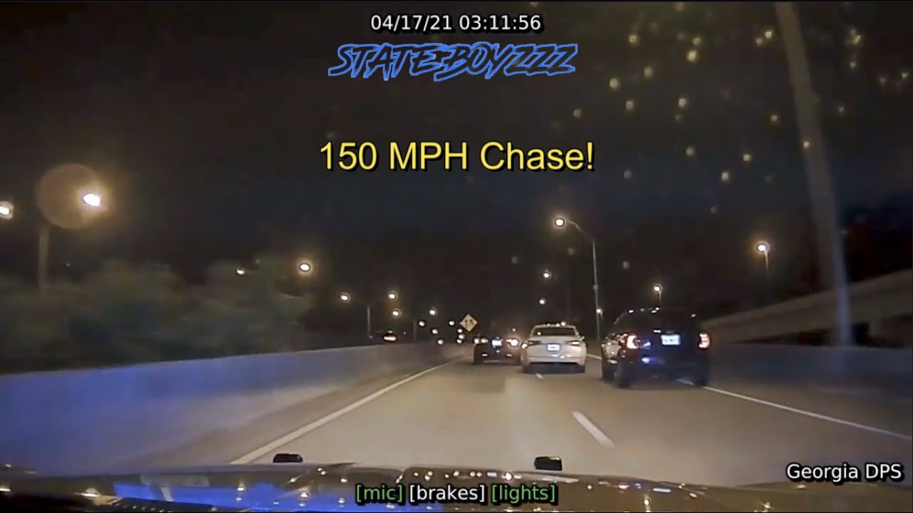 Suspect Takes GSP on Lengthy High Speed Interstate Pursuit - YouTube