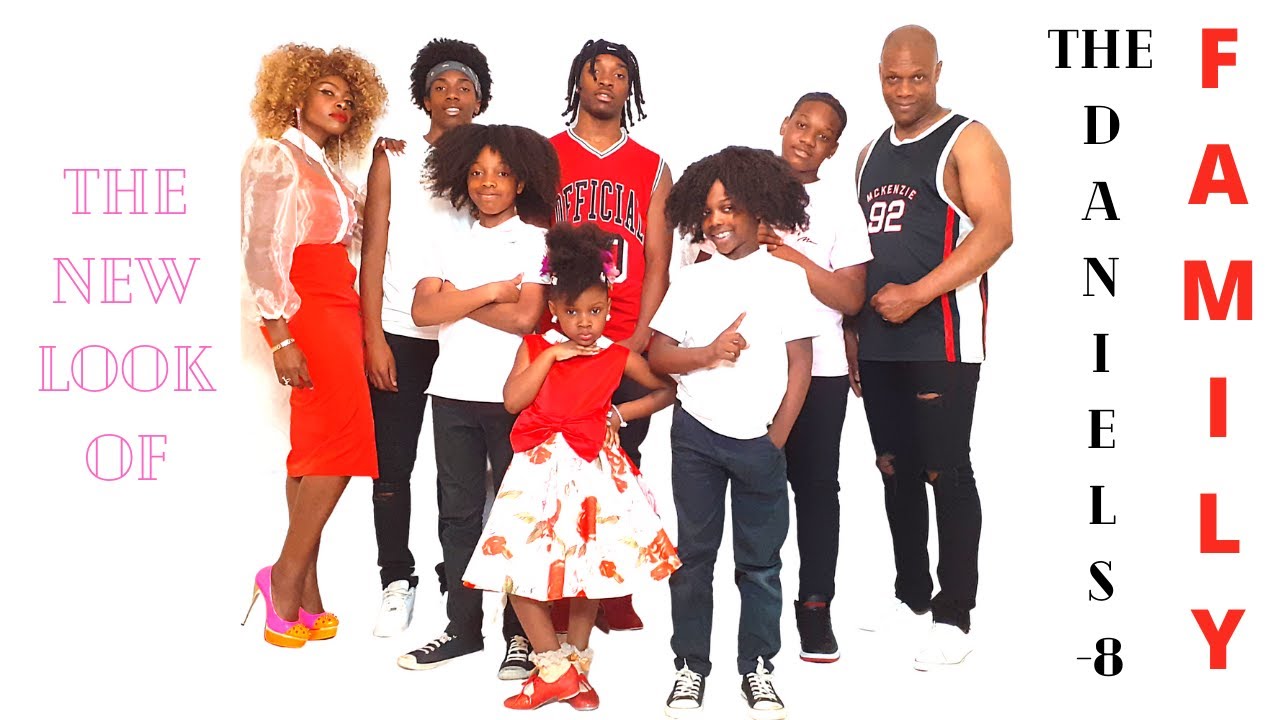 HOW WE MADE THE NEW LOOK OF THE DANIELS-8 FAMILY - YouTube
