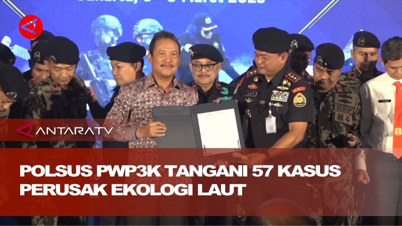 Polsus PWP3K tangani 57 kasus perusak ekologi laut - YouTube