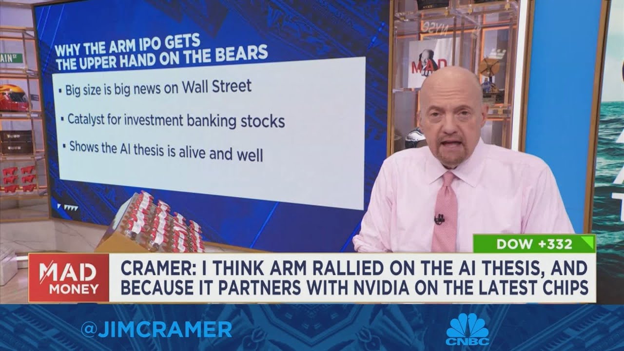 Arm rallied on the AI thesis and its Nvidia partnership, says Jim ...