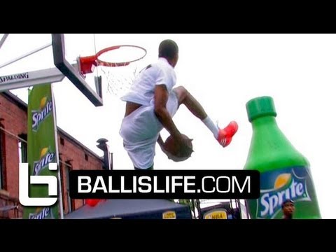 6'6" G Smith CRAZY Off The Side Of Backboard REVERSE Eastbay Dunk ...