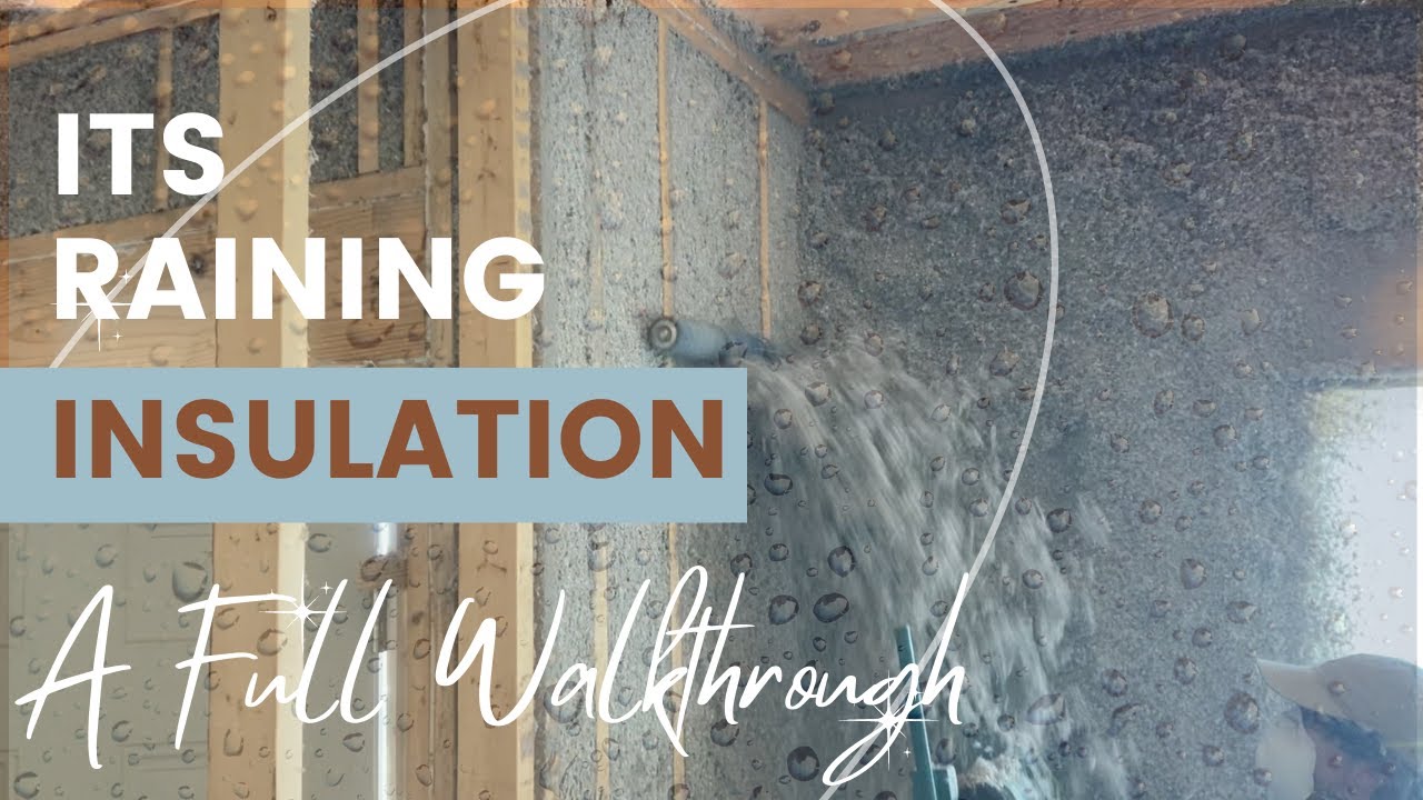 Blown-In Cellulose Insulation Install In New Construction | Pre ...