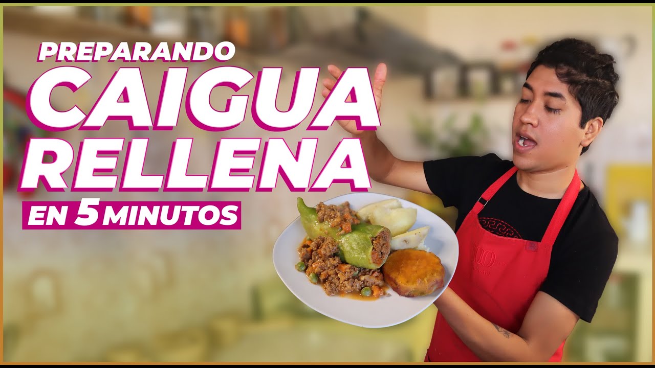 Caigua rellena - receta fácil - YouTube