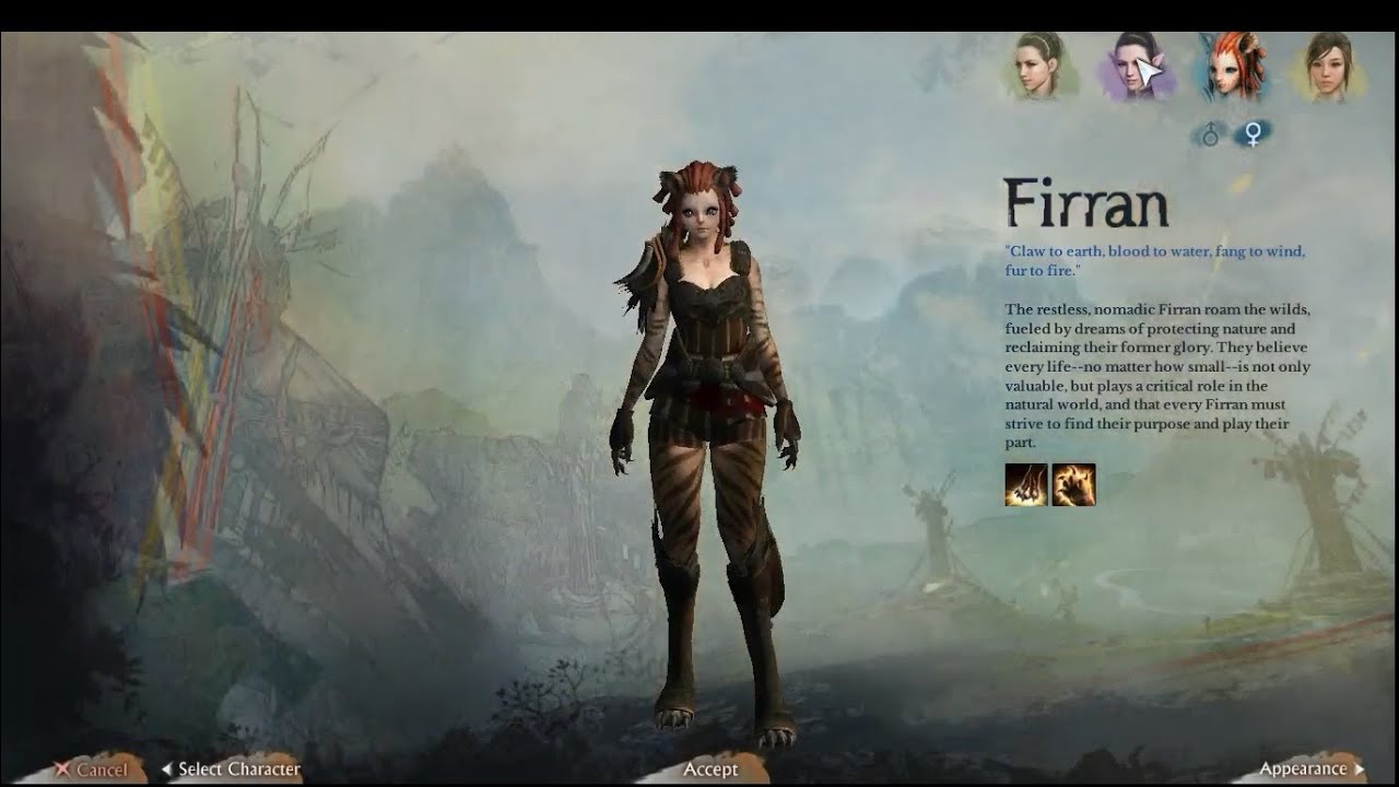 ArcheAge Firran In game appearance guide - YouTube