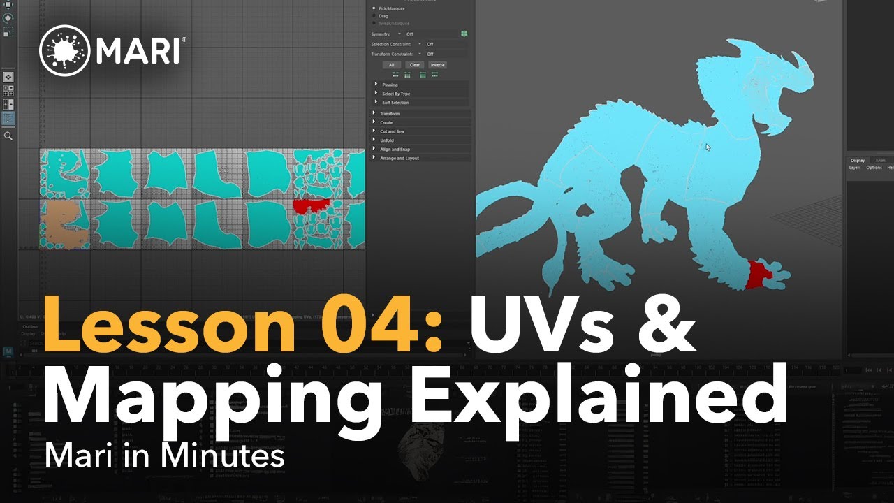 Mari in Minutes | Lesson 4 UVs and mapping explained - YouTube