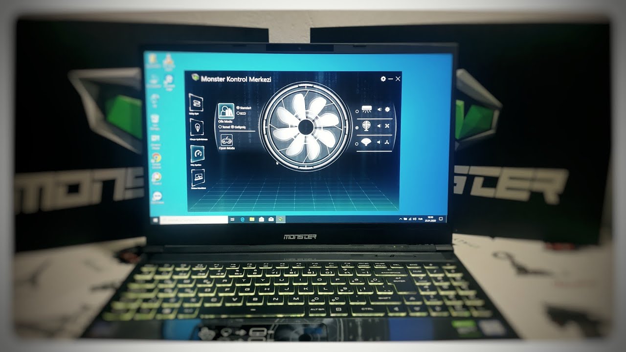 Monster Abra A5 V15.3 Unbox / Nvidia GTX 1050 + İntel 9.nesil CPU ...