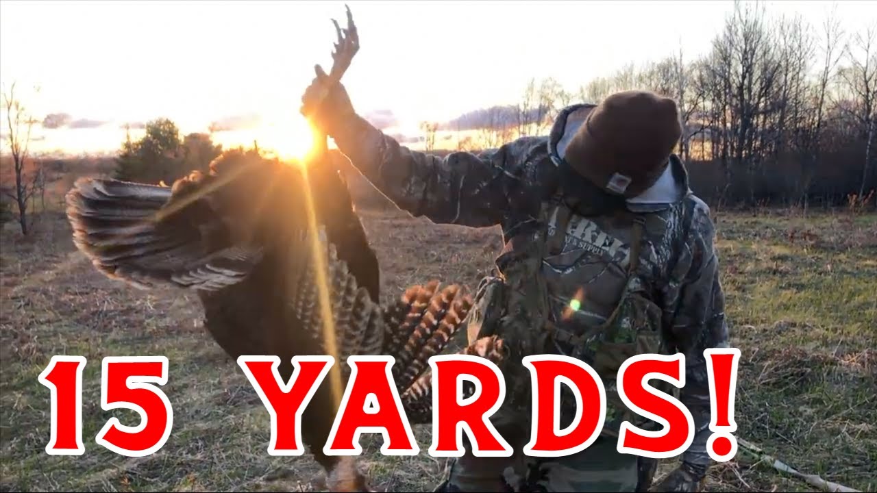 Whole FLOCK at 15 YARDS! - Central Wisconsin TURKEY HUNTING - Flashback ...