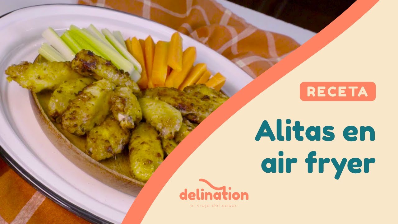 ALITAS EN AIR FRYER🍗🐥 l RECETAS FÁCILES - YouTube