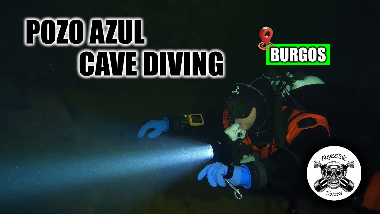 DIVING POZO AZUL CAVE (BURGOS) - YouTube