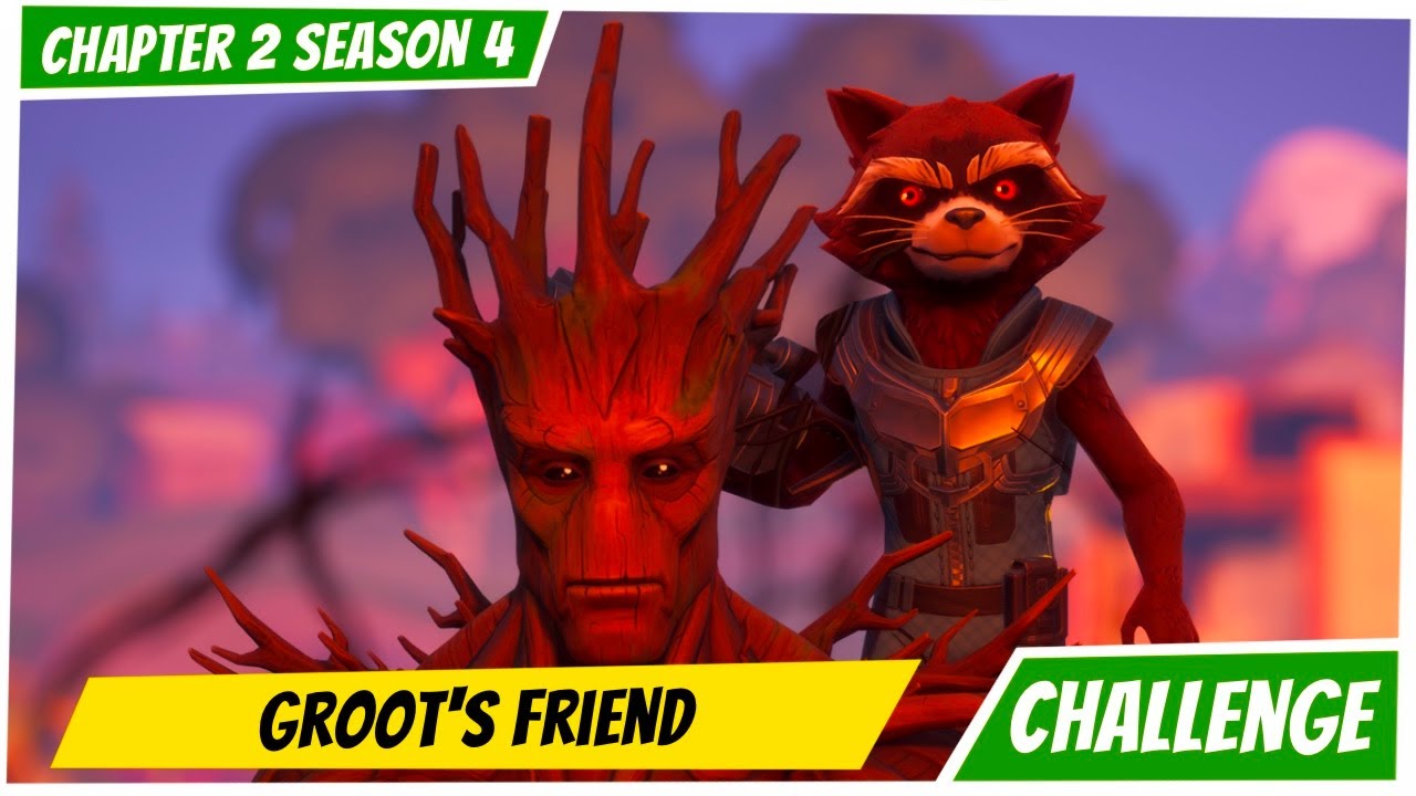 FORTNITE CHALLENGES GUIDE - Emote As Groot At A Friendship Monument ...