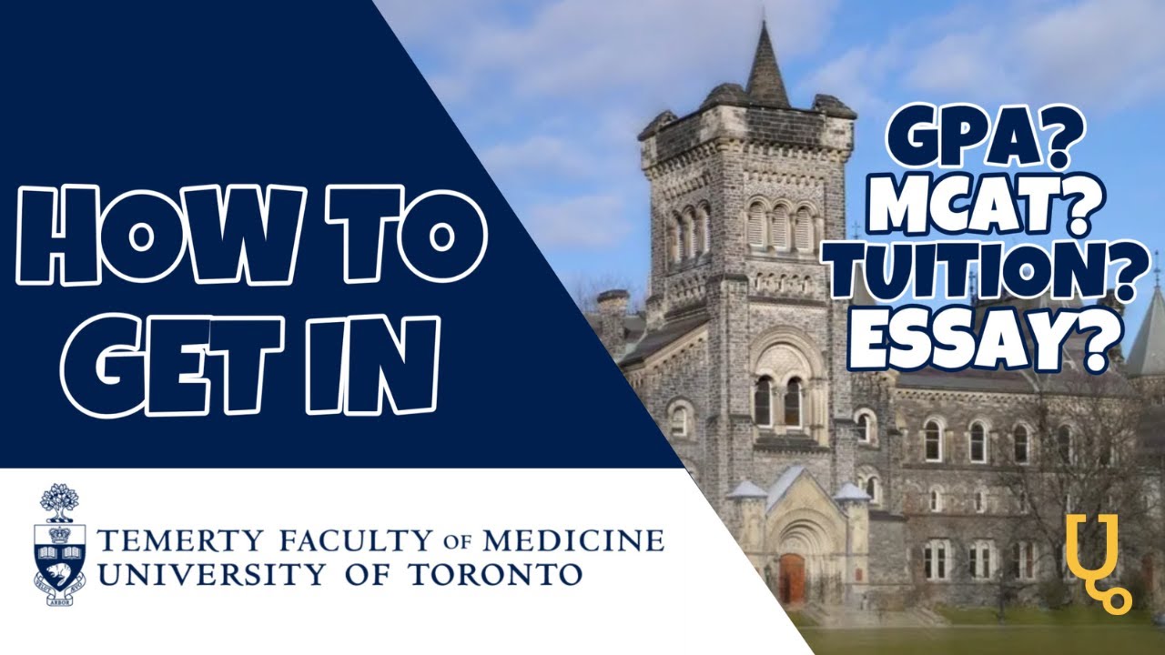 Everything You Need To Know Before Applying To UofT MD! - YouTube
