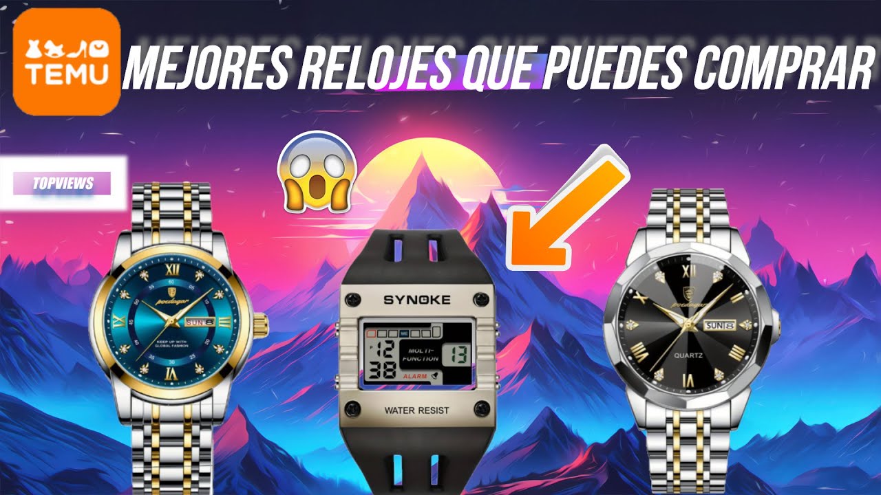 ⌚️🌟¡Top 3 mejores relojes de TEMU que puedes comprar en 2025! 😱 - YouTube
