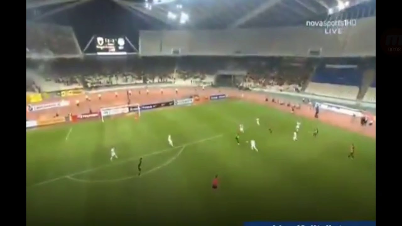 Αεκ-Ολυμπιακος 3-2 το γκολ του Μανταλου - YouTube