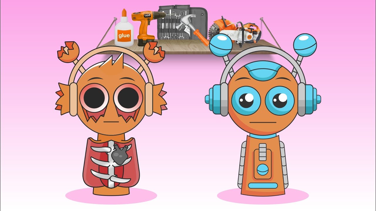 Ohh NO!! RESCUE Oren Sprunki | Incredibox ROBOT Transformation ...