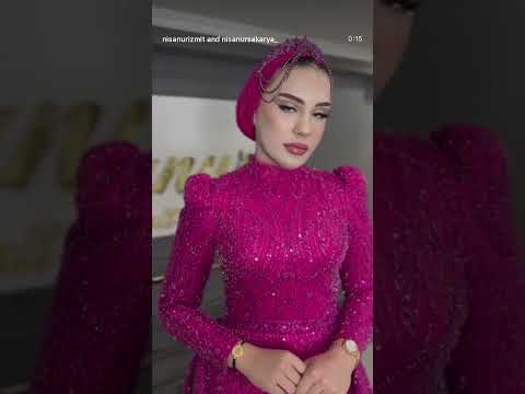 Nisanur gelinlikleriyle sahnede tek bir an yetti #bride #wedding #weddingvideo #makeup #weddingday
