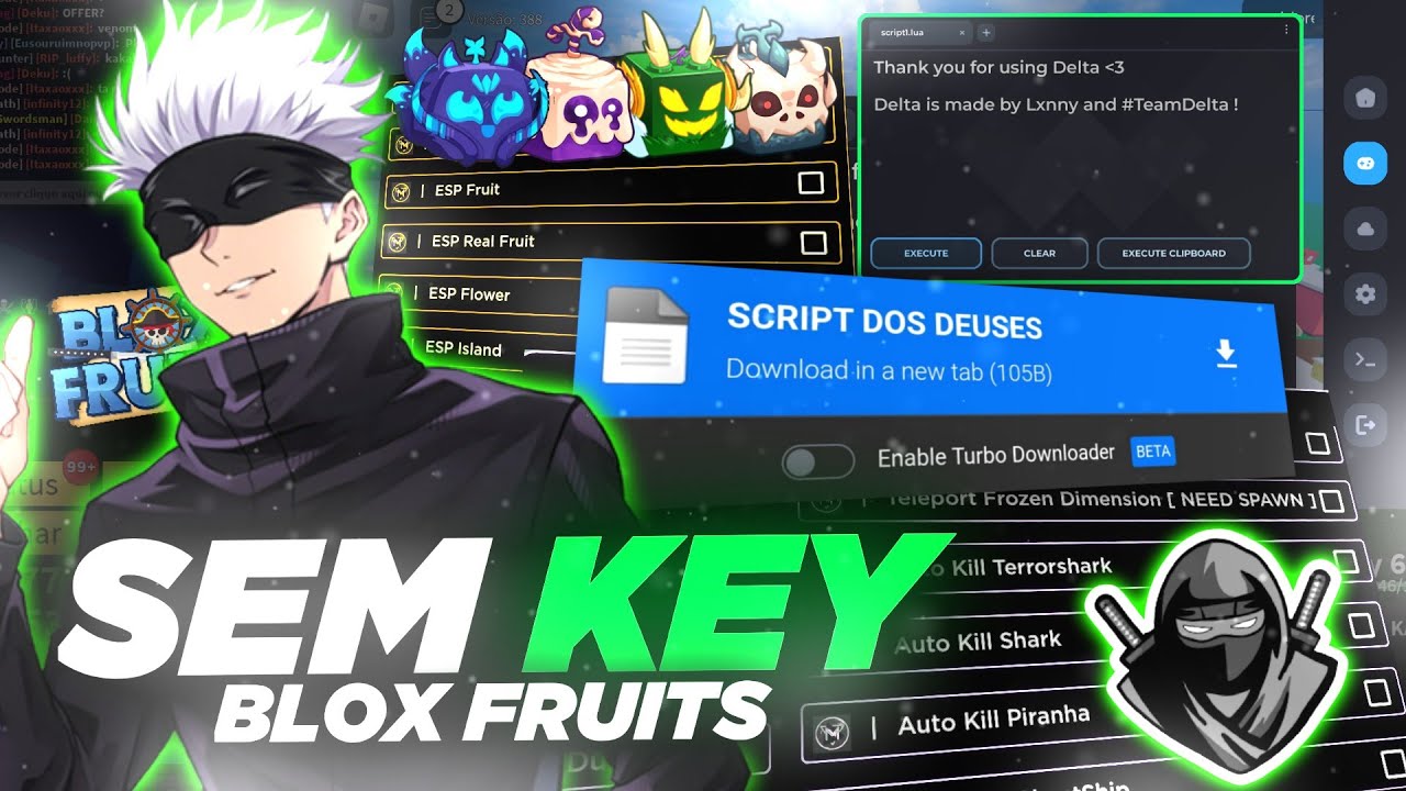 SCRIPT ULTRA LEVE!! DELTA ATUALIZADO SUPER LEVE / SEM KEY / SCRIPT LENDARIO BLOX FRUITS - YouTube