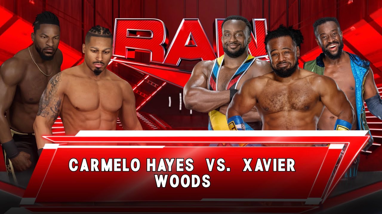 WWE 2K23 Universe Mode | Carmelo Hayes Vs Xavier Woods - YouTube
