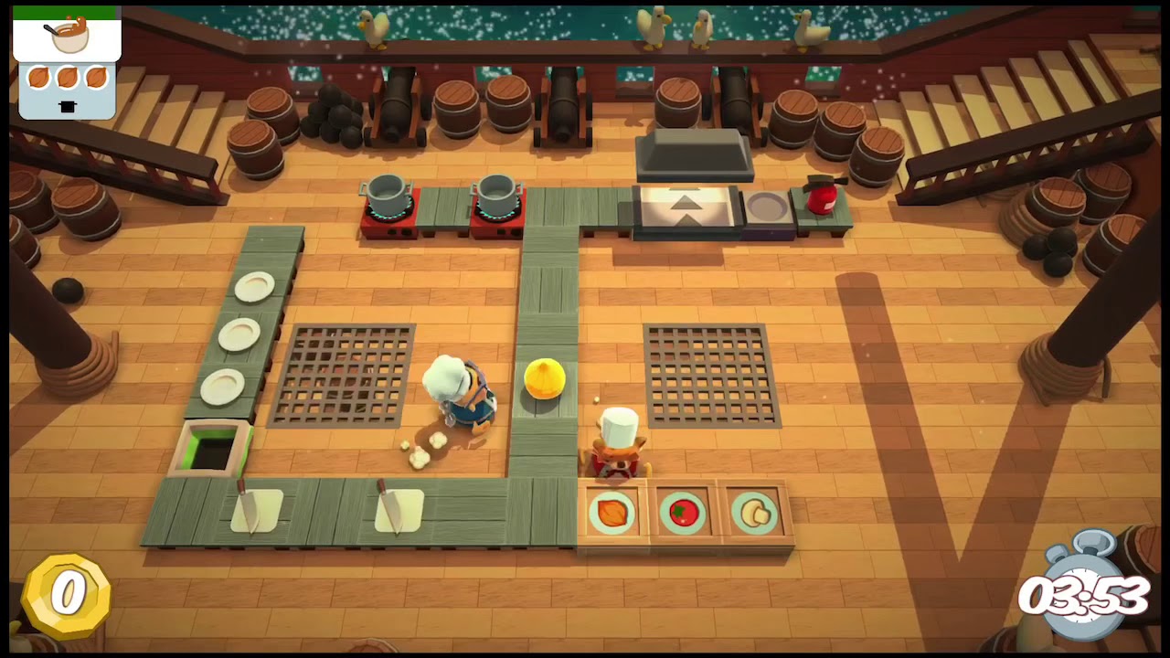 Overcooked PS4 two player couch coop - YouTube