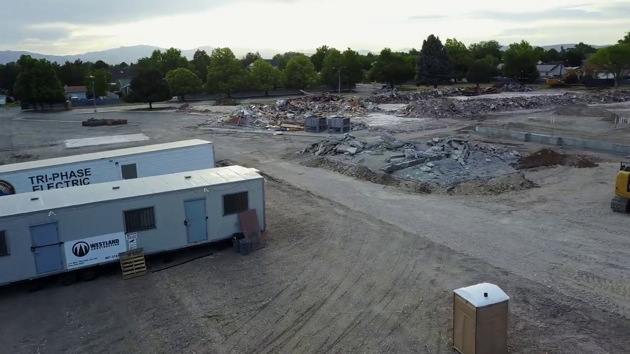 Cascade Elementary School Aerial view of site - June 27, 2019 - YouTube
