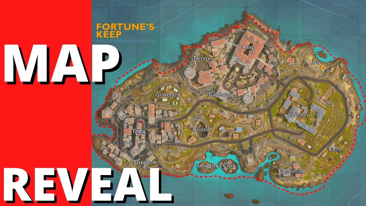 Every POI in the NEW REBIRTH MAP! Fortune's Keep! - YouTube