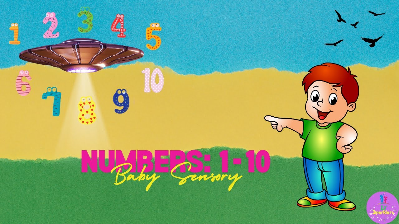 Spaceship Countdown: Baby Sensory Fun with Numbers And Spaceship! - YouTube