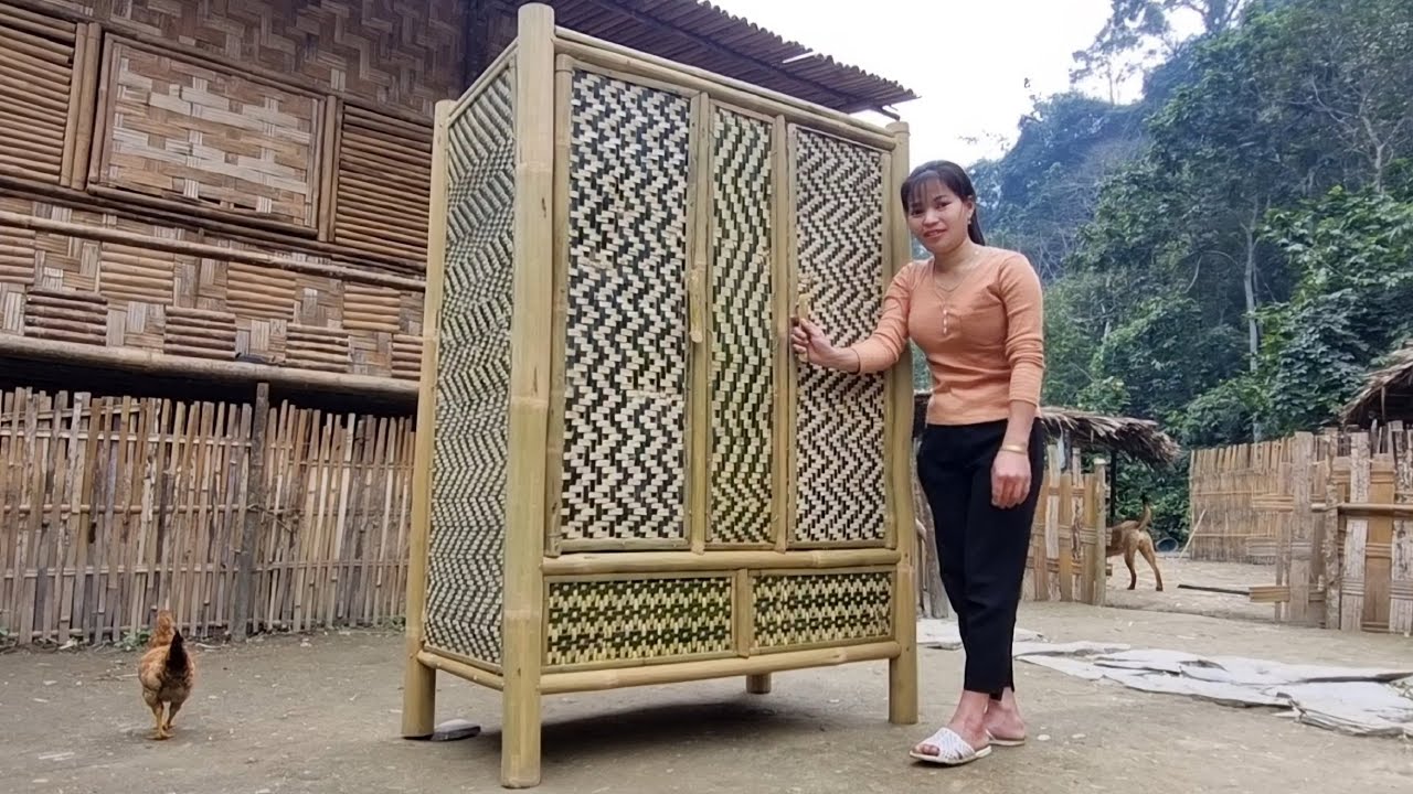 How to Make a Bamboo Wardrobe 2023 l Lý Thị An -Ep.39 - YouTube