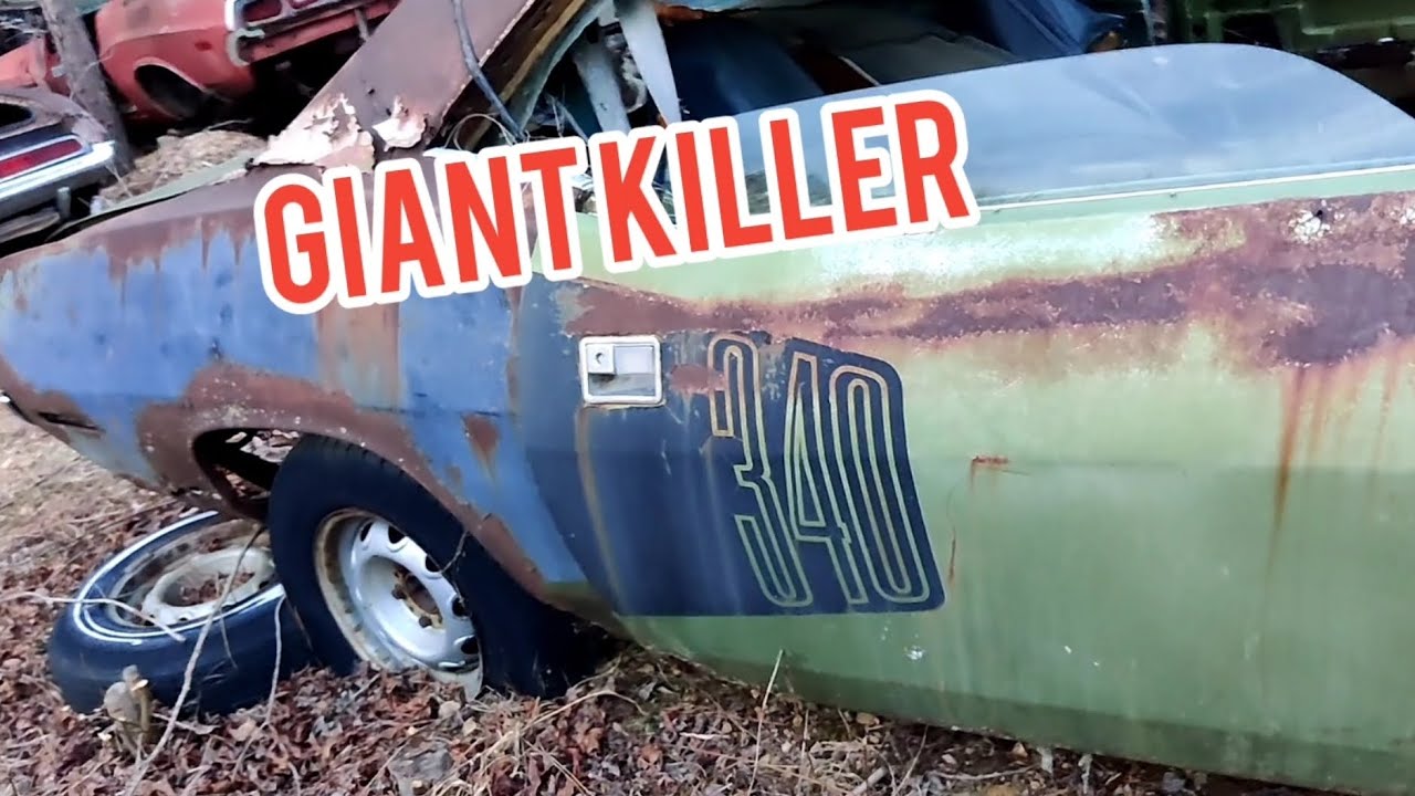 Mopar Salvage Yard Spring Walk around ! Giant Killer Baracuda and Challengers! #mopar #plymouth ...