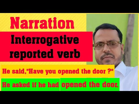 Direct and indirect Speech/ Interrogative Sentences/ Narration in ...